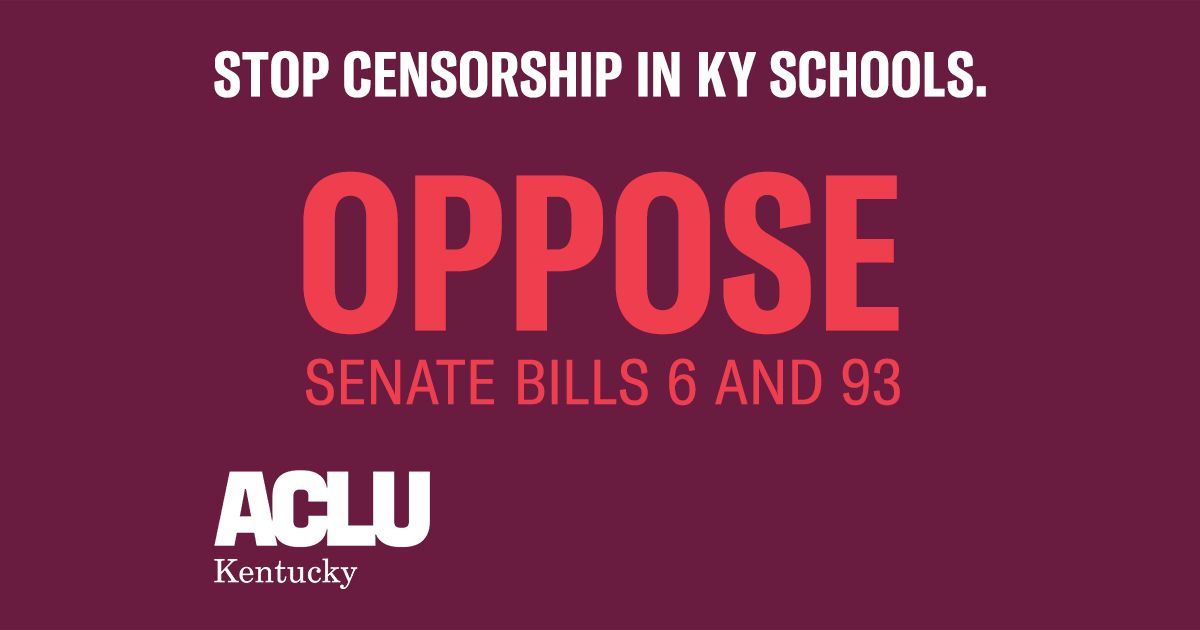 ACLU-KY Statement on SB 93, Anti-Diversity Bill - ACLU Kentucky